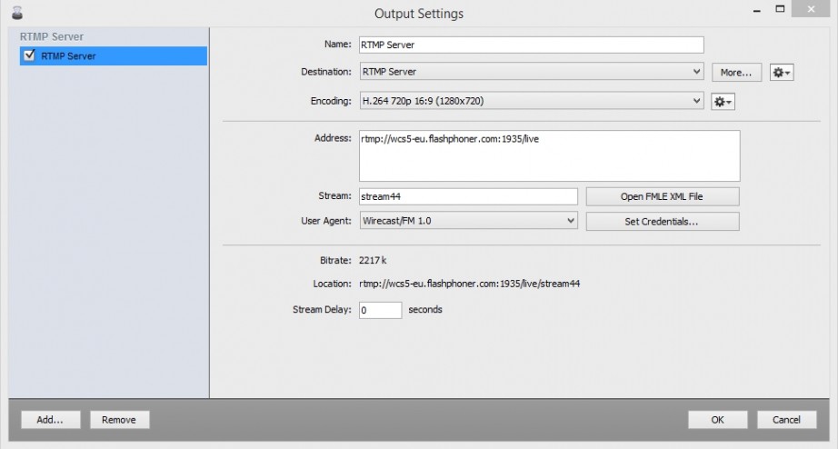 How to broadcast WebRTC, RTSP and RTMP streams to Media Source Extensions via the Websocket ...