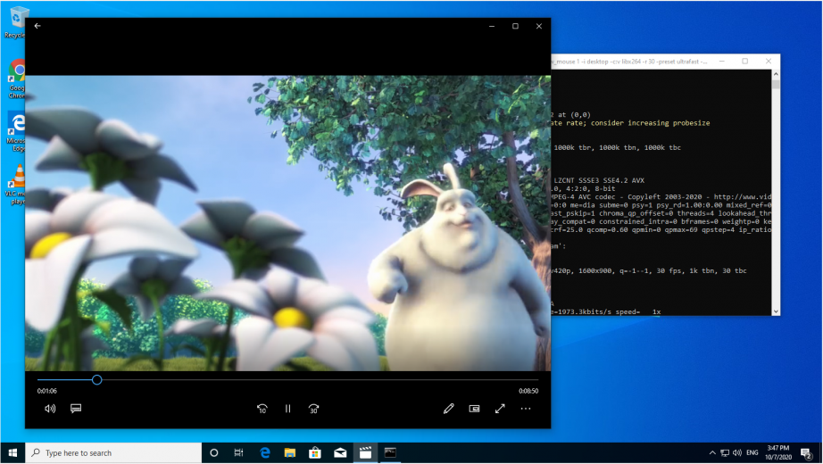 Screensharing from FFmpeg to WebRTC | Flashphoner Streaming & Calls for Web